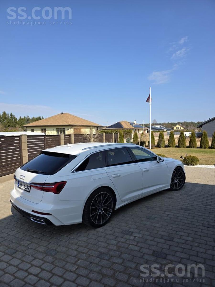 White Audi A6 2019 in Riga, with an engine capacity of 2.00 L and mileage of 172 thousand km for 26000 €, photo 4 on AUTOMOTO.COM.LV