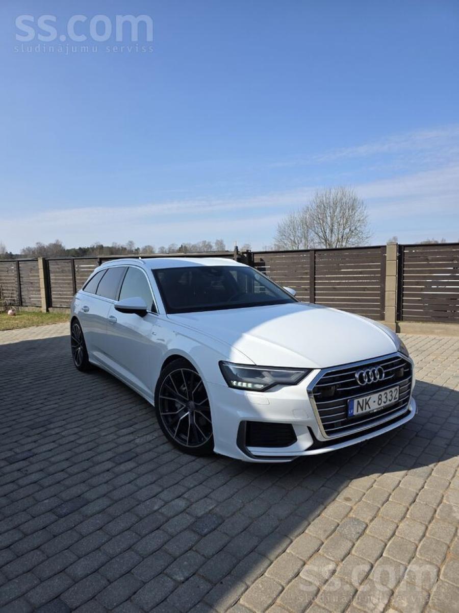 White Audi A6 2019 in Riga, with an engine capacity of 2.00 L and mileage of 172 thousand km for 26000 €, photo 5 on AUTOMOTO.COM.LV