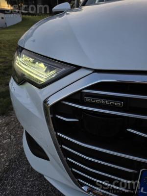 White Audi A6 2019 in Riga, with an engine capacity of 2.00 L and mileage of 114 thousand km for 29400 €, photo 4 on AUTOMOTO.COM.LV