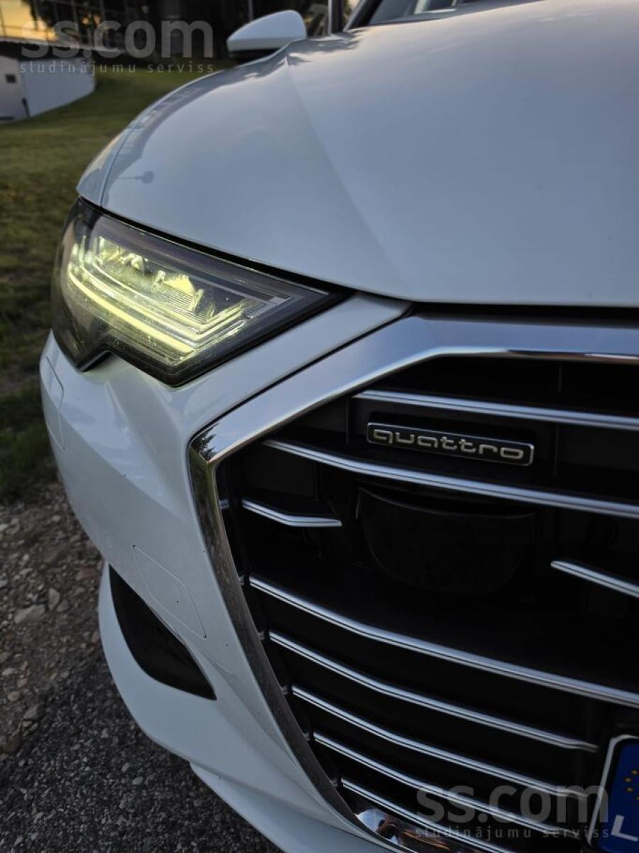 White Audi A6 2019 in Riga, with an engine capacity of 2.00 L and mileage of 114 thousand km for 29400 €, photo 4 on AUTOMOTO.COM.LV