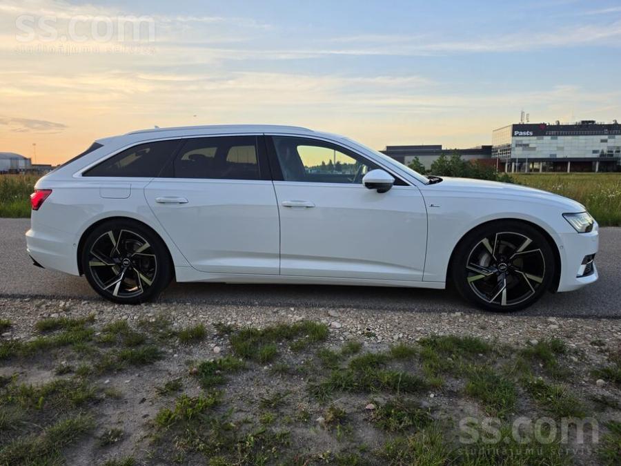 White Audi A6 2019 in Riga, with an engine capacity of 2.00 L and mileage of 114 thousand km for 29400 €, photo 5 on AUTOMOTO.COM.LV