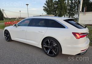 White Audi A6 2019 in Riga, with an engine capacity of 2.00 L and mileage of 114 thousand km for 29400 €, photo 6 on AUTOMOTO.COM.LV
