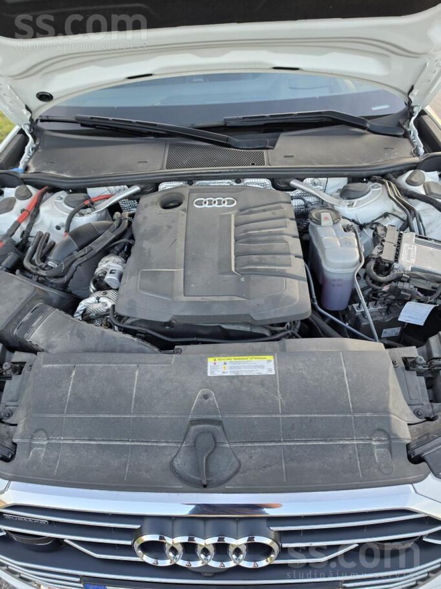 White Audi A6 2019 in Riga, with an engine capacity of 2.00 L and mileage of 114 thousand km for 29400 €, photo 10 on AUTOMOTO.COM.LV