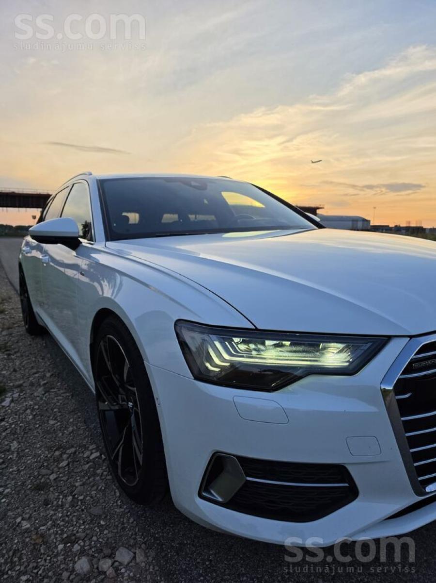 White Audi A6 2019 in Riga, with an engine capacity of 2.00 L and mileage of 114 thousand km for 29400 €, photo 21 on AUTOMOTO.COM.LV