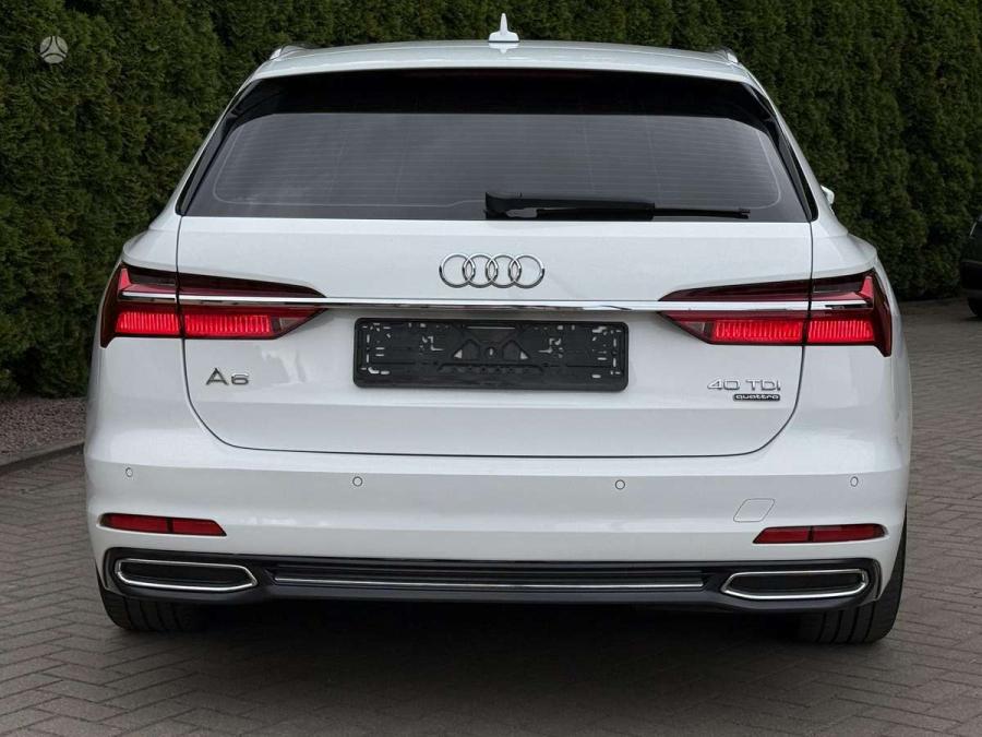 White Audi A6 2019 in Jonava, with an engine capacity of 1.97 L and mileage of 226 thousand km for 19200 €, photo 9 on AUTOMOTO.COM.LV