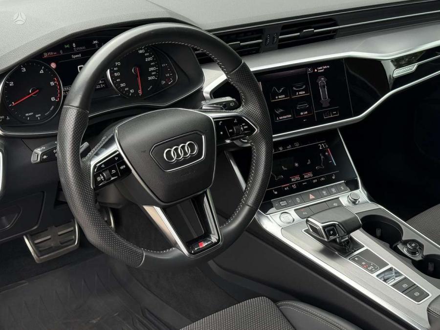 White Audi A6 2019 in Jonava, with an engine capacity of 1.97 L and mileage of 226 thousand km for 19200 €, photo 19 on AUTOMOTO.COM.LV