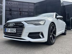 White Audi A6 2019 in Riga, with an engine capacity of 2.00 L and mileage of 114 thousand km for 27600 €, photo  on AUTOMOTO.COM.LV