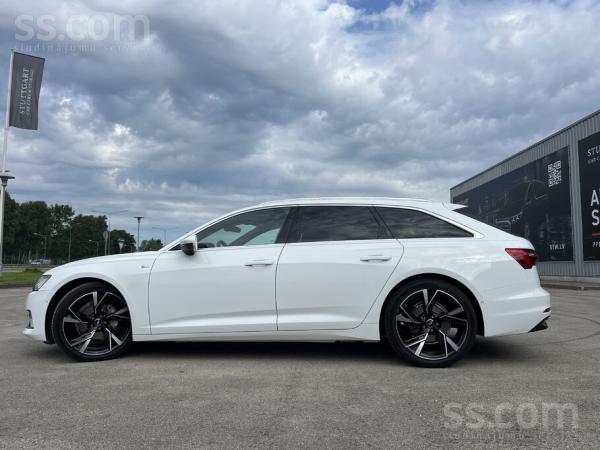 White Audi A6 2019 in Riga, with an engine capacity of 2.00 L and mileage of 114 thousand km for 27600 €, photo 4 on AUTOMOTO.COM.LV
