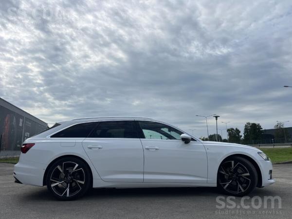 White Audi A6 2019 in Riga, with an engine capacity of 2.00 L and mileage of 114 thousand km for 27600 €, photo 5 on AUTOMOTO.COM.LV