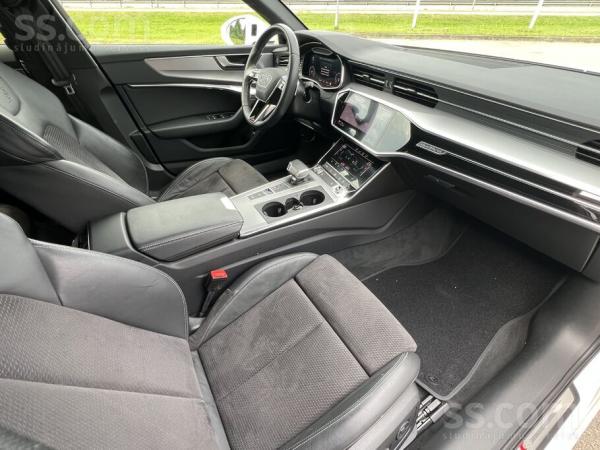 White Audi A6 2019 in Riga, with an engine capacity of 2.00 L and mileage of 114 thousand km for 27600 €, photo 7 on AUTOMOTO.COM.LV