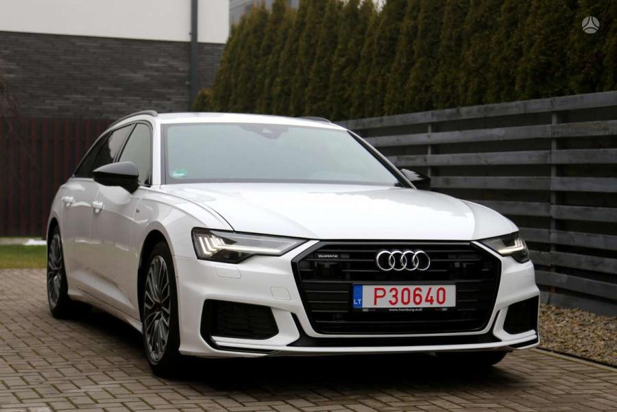 White Audi A6 2020 in Vilnius, with an engine capacity of 1.98 L and mileage of 143 thousand km for 29800 €, photo 14 on AUTOMOTO.COM.LV