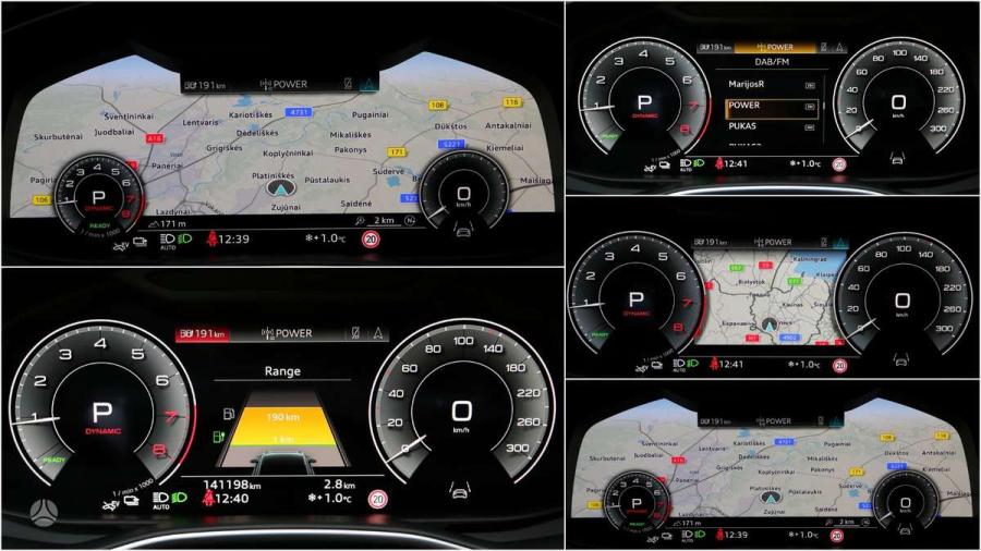 White Audi A6 2020 in Vilnius, with an engine capacity of 1.98 L and mileage of 143 thousand km for 29800 €, photo 15 on AUTOMOTO.COM.LV