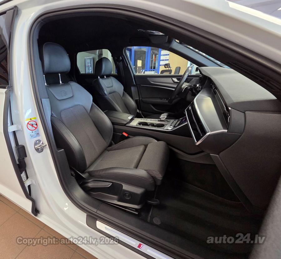 White Audi A6 2020 in Tartu, with an engine capacity of 3.00 L and mileage of 180 thousand km for 24999 €, photo 9 on AUTOMOTO.COM.LV