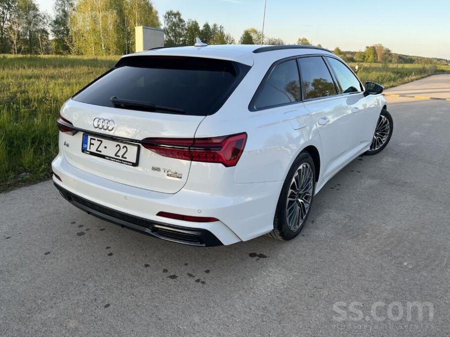 White Audi A6 2021 in Riga, with an engine capacity of 2.00 L and mileage of 137 thousand km for 450 €, photo 4 on AUTOMOTO.COM.LV