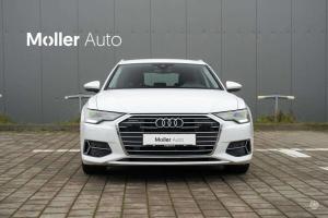 White Audi A6 2021 in Vilnius, with an engine capacity of 2.00 L and mileage of 134 thousand km for 33550 €, photo 2 on AUTOMOTO.COM.LV