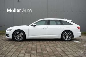White Audi A6 2021 in Vilnius, with an engine capacity of 2.00 L and mileage of 134 thousand km for 33550 €, photo 3 on AUTOMOTO.COM.LV