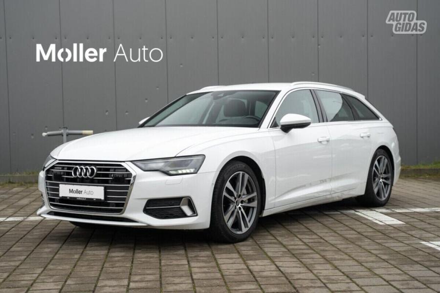 Balts Audi A6 2021 Viļņa, ar dzinēja tilpumu 2.00 L un nobraukumu 134 tūkst. km par 33550 €, foto 1 vietnē AUTOMOTO.COM.LV
