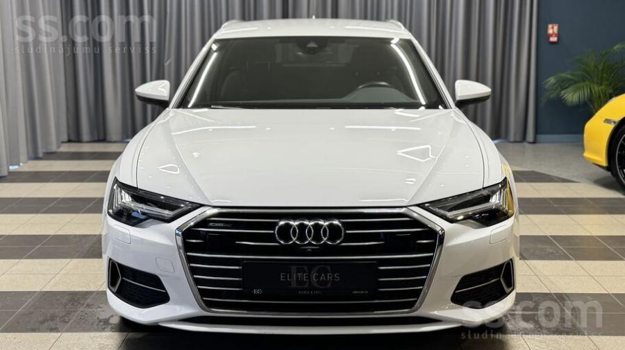 White Audi A6 2022 in Riga, with an engine capacity of 2.00 L and mileage of 195 thousand km for 25990 €, photo 2 on AUTOMOTO.COM.LV
