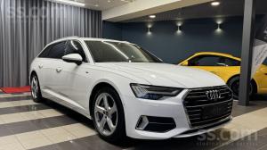 White Audi A6 2022 in Riga, with an engine capacity of 2.00 L and mileage of 195 thousand km for 25990 €, photo 3 on AUTOMOTO.COM.LV