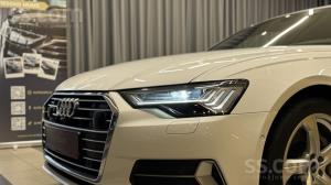 White Audi A6 2022 in Riga, with an engine capacity of 2.00 L and mileage of 195 thousand km for 25990 €, photo 9 on AUTOMOTO.COM.LV