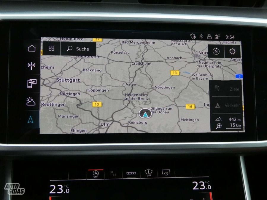 Balts Audi A6 2022 Kauņa, ar dzinēja tilpumu 2.00 L un nobraukumu 79 tūkst. km par 33104 €, foto 9 vietnē AUTOMOTO.COM.LV