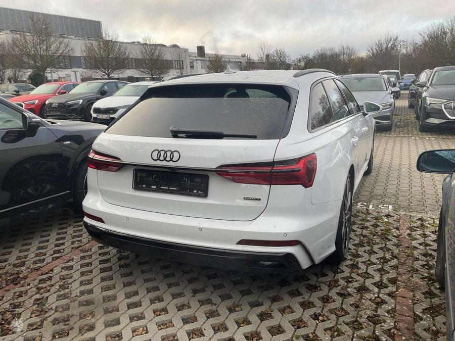 White Audi A6 2023 in Vilnius, with an engine capacity of 3.00 L and mileage of 169 thousand km for 35690 €, photo 4 on AUTOMOTO.COM.LV