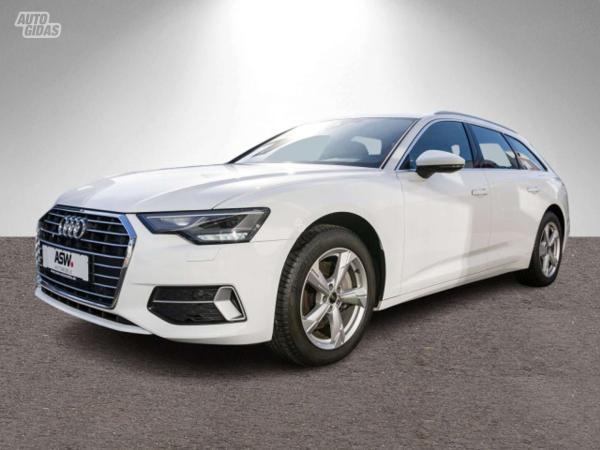 White Audi A6 2023 in Kaunas, with an engine capacity of 2.00 L and mileage of 61 thousand km for 33209 €, photo 2 on AUTOMOTO.COM.LV