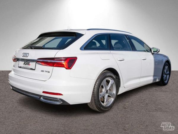 White Audi A6 2023 in Kaunas, with an engine capacity of 2.00 L and mileage of 61 thousand km for 33209 €, photo 3 on AUTOMOTO.COM.LV
