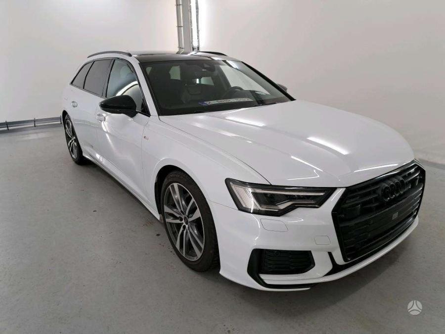 White Audi A6 2023 in Vilnius, with an engine capacity of 1.97 L and mileage of 177 thousand km for 26990 €, photo 2 on AUTOMOTO.COM.LV