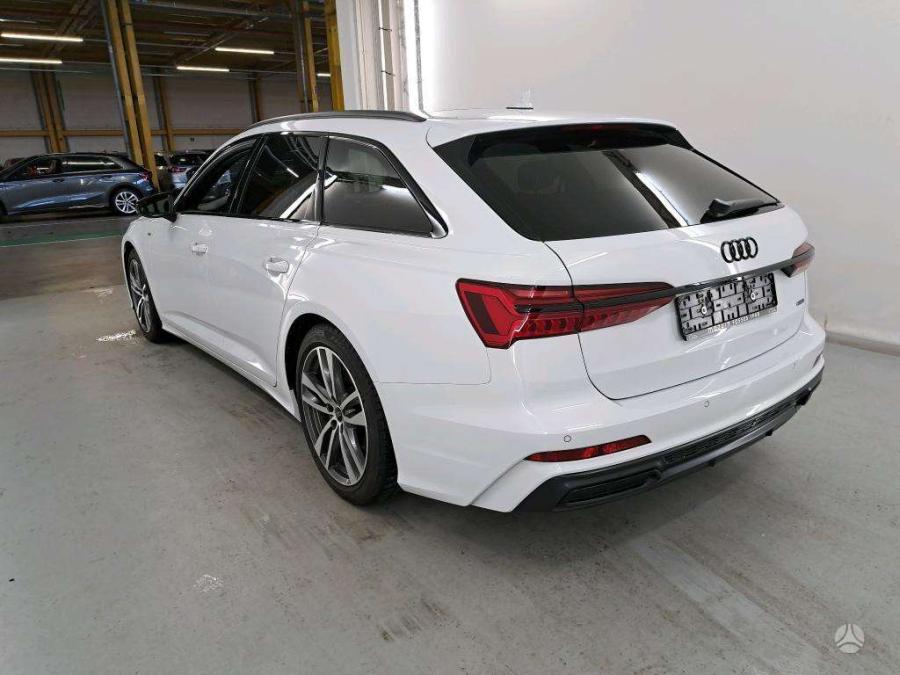 White Audi A6 2023 in Vilnius, with an engine capacity of 1.97 L and mileage of 177 thousand km for 26990 €, photo 4 on AUTOMOTO.COM.LV