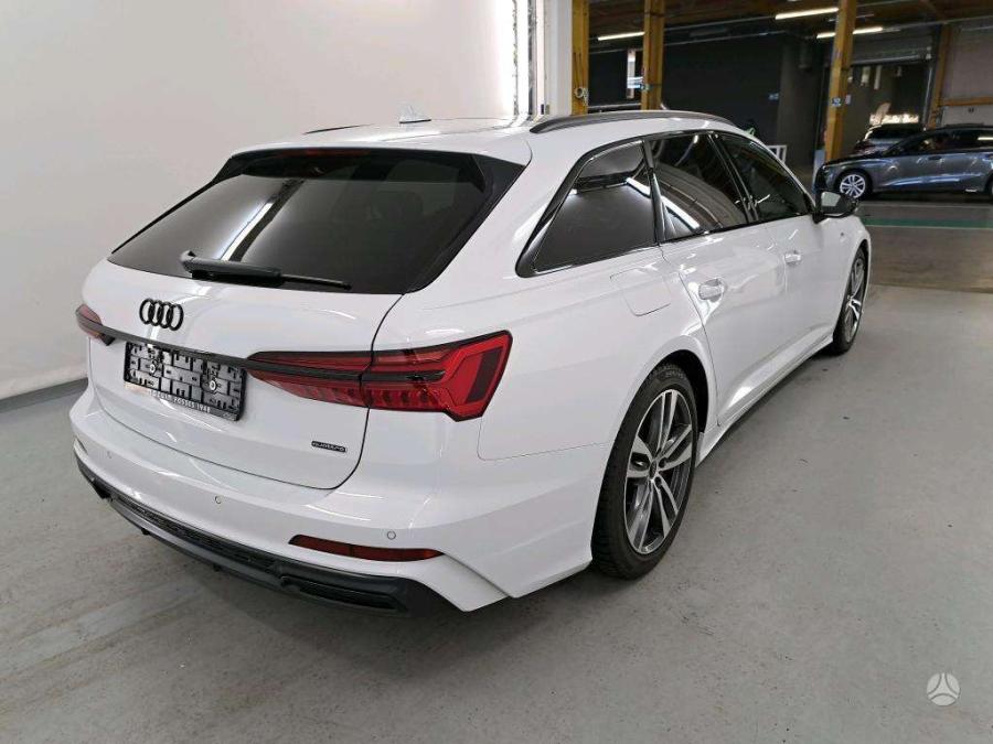 White Audi A6 2023 in Vilnius, with an engine capacity of 1.97 L and mileage of 177 thousand km for 26990 €, photo 5 on AUTOMOTO.COM.LV