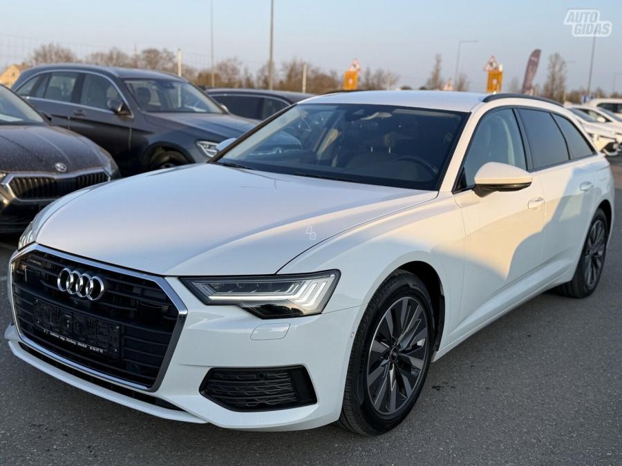 White Audi A6 2023 in Vilnius, with an engine capacity of 2.00 L and mileage of 202 thousand km for 25500 €, photo 1 on AUTOMOTO.COM.LV