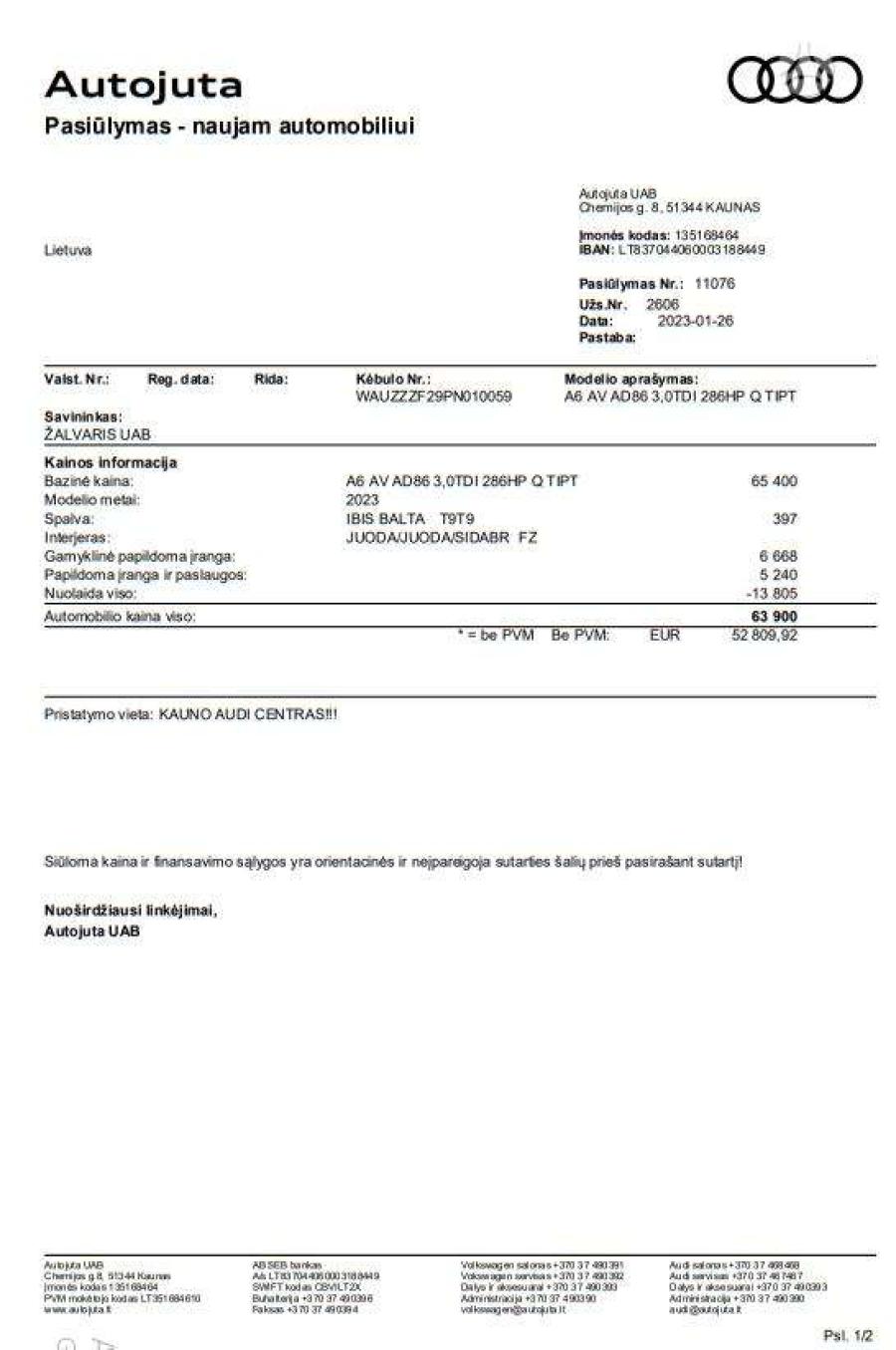 Balts Audi A6 2023 Elektrėnai, ar dzinēja tilpumu 2.97 L un nobraukumu 177 tūkst. km par 26895 €, foto 31 vietnē AUTOMOTO.COM.LV