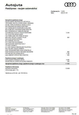 Balts Audi A6 2023 Elektrėnai, ar dzinēja tilpumu 2.97 L un nobraukumu 177 tūkst. km par 26895 €, foto 32 vietnē AUTOMOTO.COM.LV