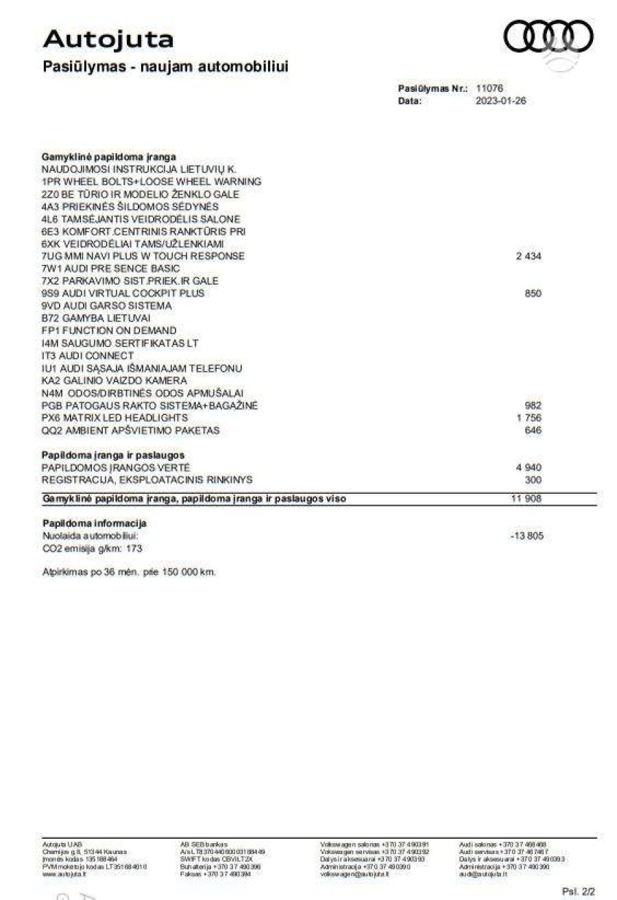 Balts Audi A6 2023 Elektrėnai, ar dzinēja tilpumu 2.97 L un nobraukumu 177 tūkst. km par 26895 €, foto 32 vietnē AUTOMOTO.COM.LV