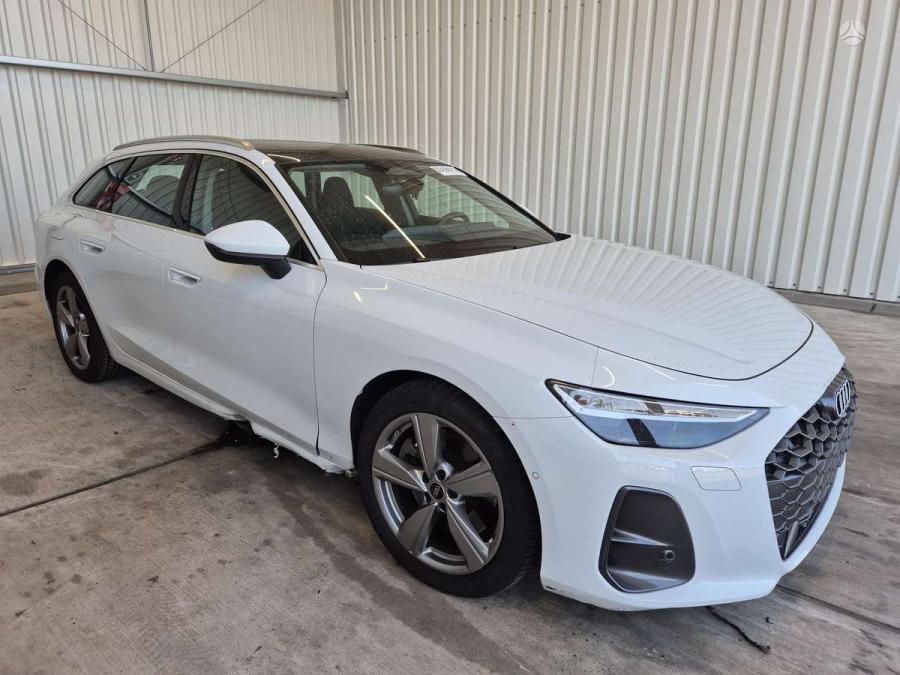White Audi A6 2025 in Vilnius, with an engine capacity of 1.97 L and mileage of 23 thousand km for 36990 €, photo 3 on AUTOMOTO.COM.LV