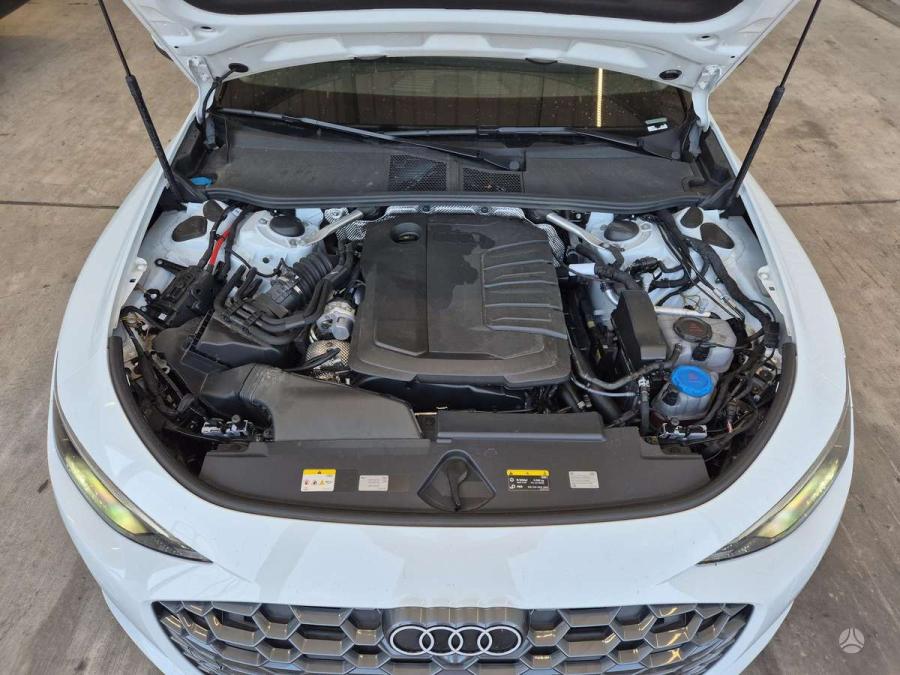 White Audi A6 2025 in Vilnius, with an engine capacity of 1.97 L and mileage of 23 thousand km for 36990 €, photo 11 on AUTOMOTO.COM.LV
