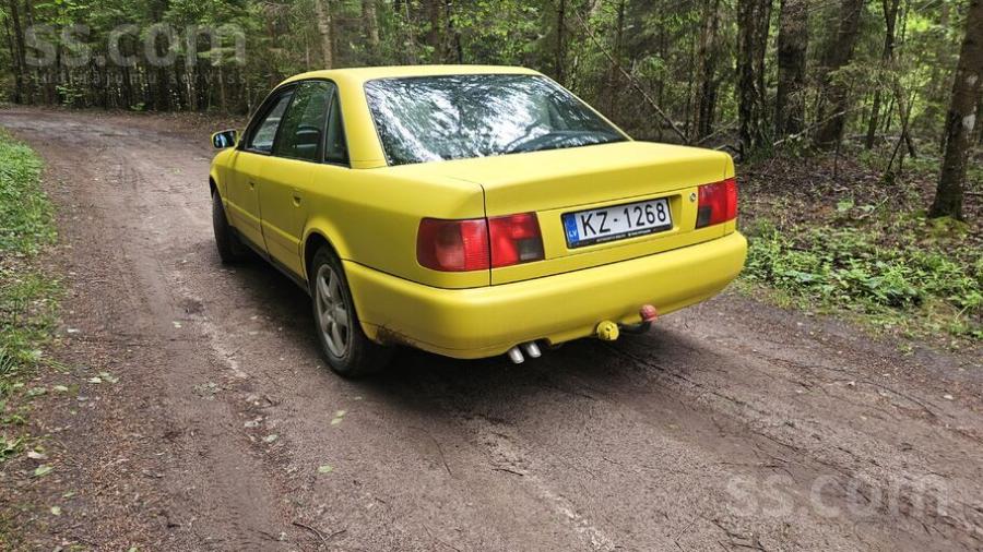 Yellow Audi A6 1995 in Rezekne, with an engine capacity of 1.90 L and mileage of 522 thousand km for 1500 €, photo 5 on AUTOMOTO.COM.LV