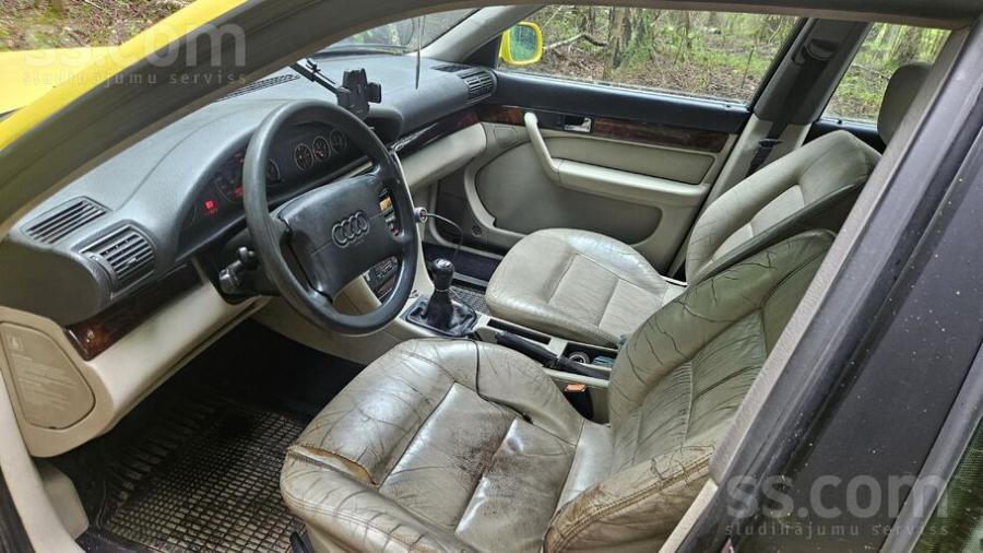 Yellow Audi A6 1995 in Rezekne, with an engine capacity of 1.90 L and mileage of 522 thousand km for 1500 €, photo 6 on AUTOMOTO.COM.LV
