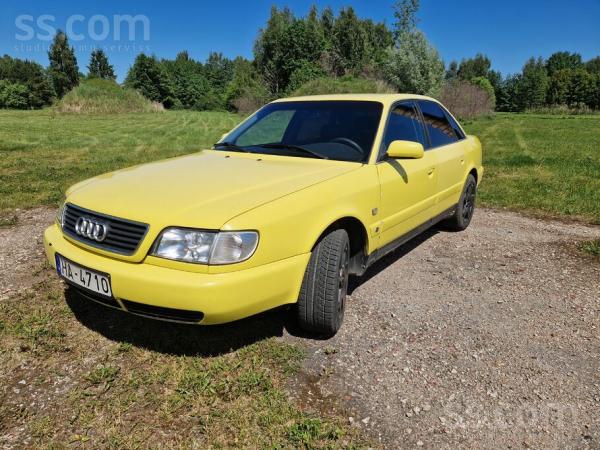 Yellow Audi A6 1997 in Jurmala, with an engine capacity of 2.50 L and mileage of 596 thousand km for 1500 €, photo 1 on AUTOMOTO.COM.LV