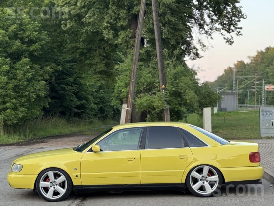 Yellow Audi A6 1997 in Jurmala, with an engine capacity of 2.50 L and mileage of 600 thousand km for 2600 €, photo 3 on AUTOMOTO.COM.LV