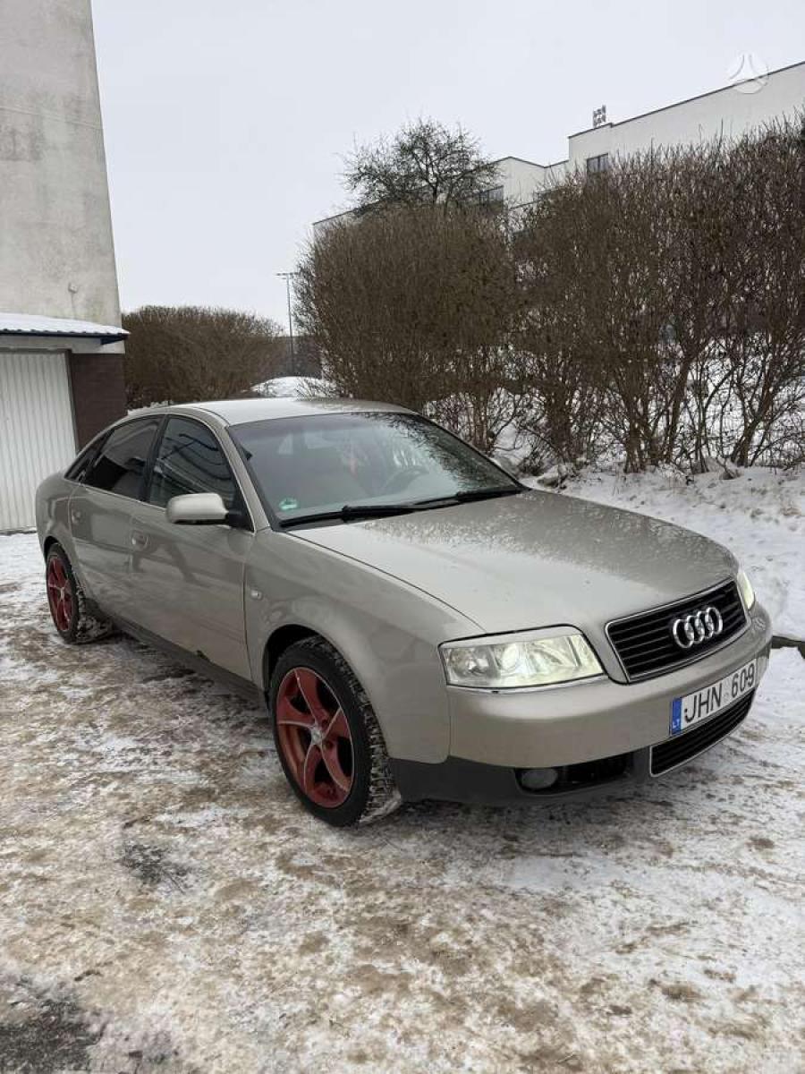 Yellow Audi A6 2001 in Vilnius, with an engine capacity of 2.50 L and mileage of 362 thousand km for 900 €, photo 2 on AUTOMOTO.COM.LV