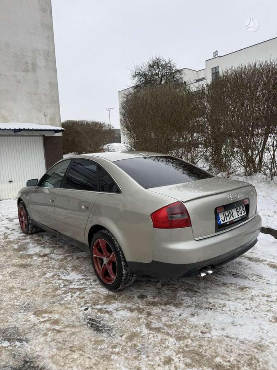 Yellow Audi A6 2001 in Vilnius, with an engine capacity of 2.50 L and mileage of 362 thousand km for 900 €, photo 5 on AUTOMOTO.COM.LV