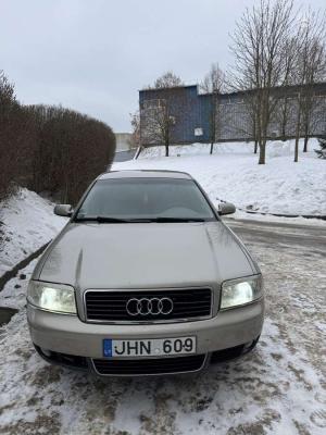 Yellow Audi A6 2001 in Vilnius, with an engine capacity of 2.50 L and mileage of 362 thousand km for 900 €, photo 7 on AUTOMOTO.COM.LV