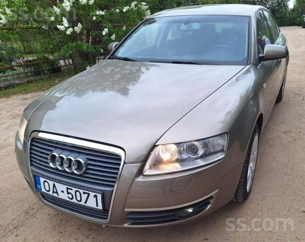 Dzeltens Audi A6 2007 Tukums, ar dzinēja tilpumu 2.70 L un nobraukumu 320 tūkst. km par 4200 €, foto 1 vietnē AUTOMOTO.COM.LV