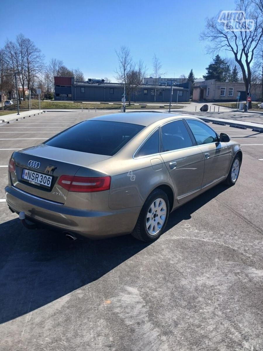 Yellow Audi A6 2008 in Siauliai, with an engine capacity of 2.70 L and mileage of 344 thousand km for 4500 €, photo 5 on AUTOMOTO.COM.LV