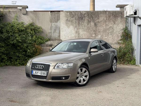 Yellow Audi A6 2008 in Klaipeda, with an engine capacity of 3.12 L and mileage of 268 thousand km for 2750 €, photo 4 on AUTOMOTO.COM.LV
