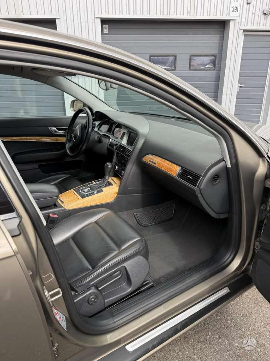 Yellow Audi A6 2008 in Klaipeda, with an engine capacity of 3.12 L and mileage of 268 thousand km for 2750 €, photo 8 on AUTOMOTO.COM.LV