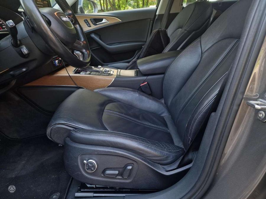 Yellow Audi A6 2011 in Vilnius, with an engine capacity of 2.97 L and mileage of 297 thousand km for 8800 €, photo 13 on AUTOMOTO.COM.LV