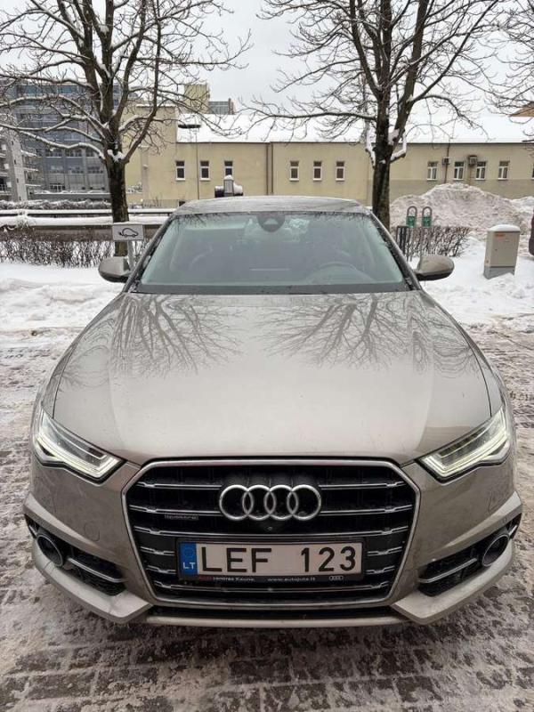 Dzeltens Audi A6 2017 Viļņa, ar dzinēja tilpumu 2.97 L un nobraukumu 128 tūkst. km par 18000 €, foto 2 vietnē AUTOMOTO.COM.LV